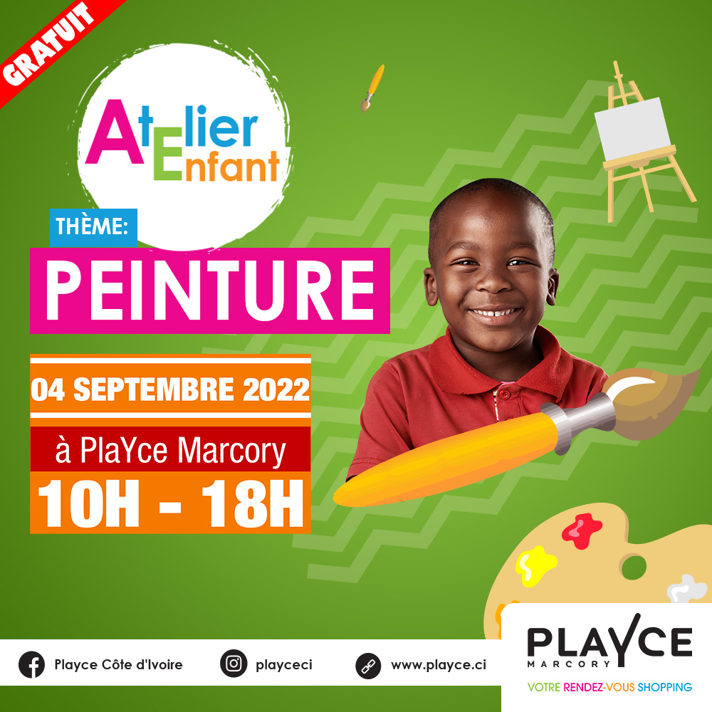 Les ateliers enfants ont lieu aussi à Marcory – PlaYce – CI
