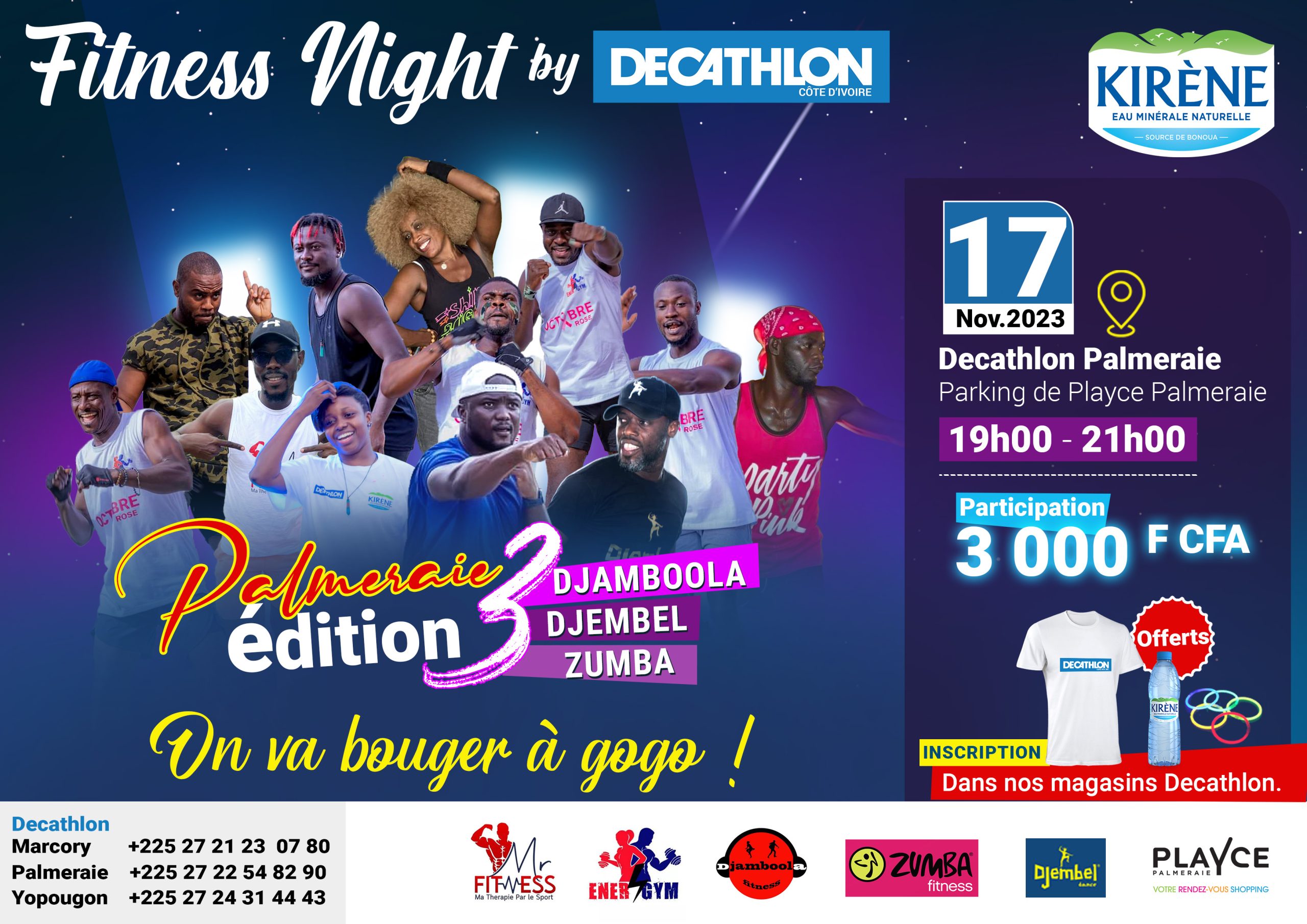 L’événement Fitness à ne pas manquer : Fitness Night chez PlaYce ...