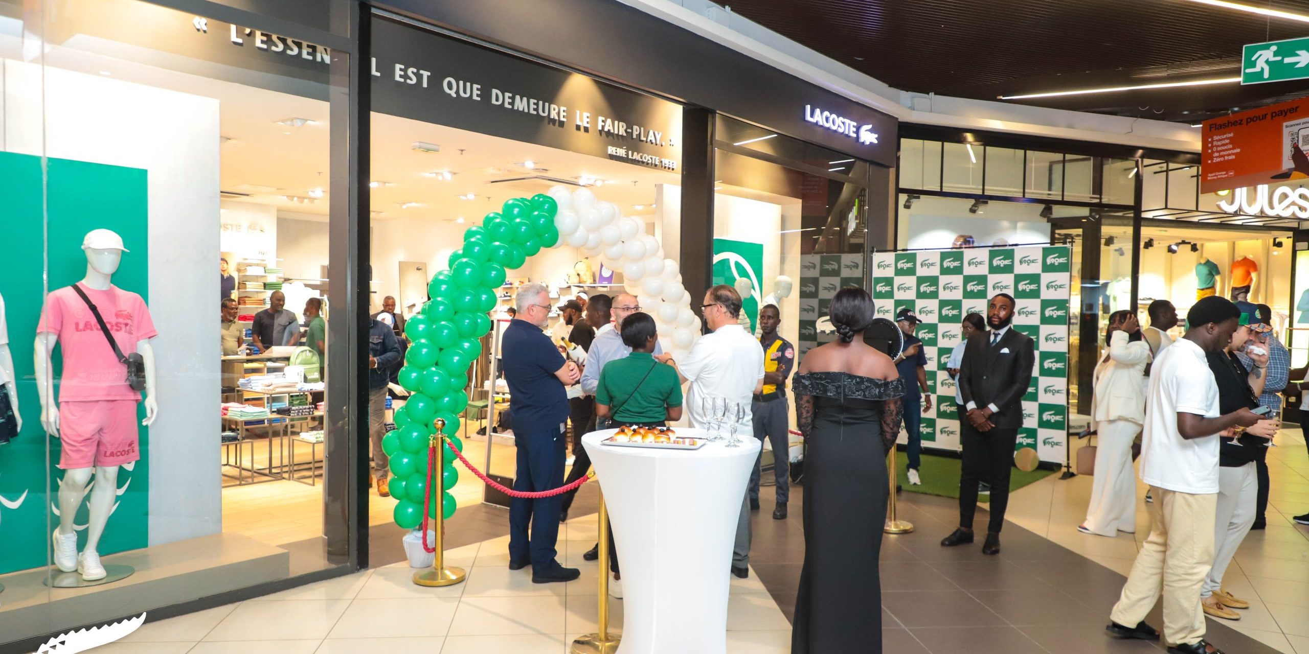 Célébration des 90 ans de Lacoste à Playce Marcory. – PlaYce – CI